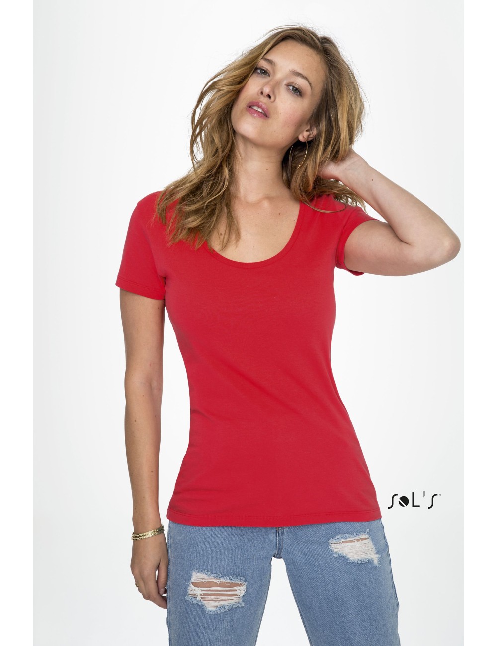 Tee-shirt femme col rond décolleté METROPOLITAN