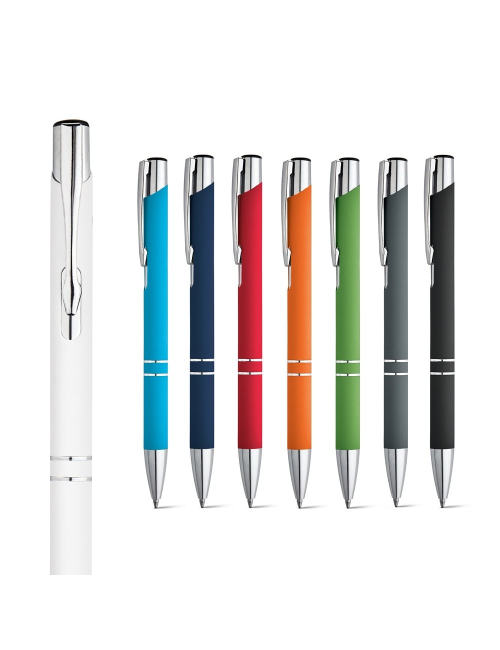 BETA SOFT. Stylo à bille en aluminium